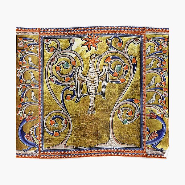 "MEDIEVAL BESTIARY,PHOENIX,TREE OF LIFE ,BIRDS,DRAGONS FANTASTIC ...