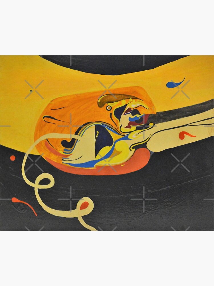 "Baby born abstract painting fetus surreal art scene" Art Print by ...