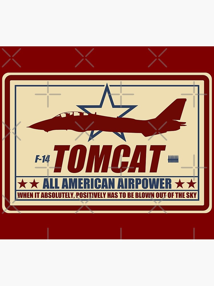 "F-14 Tomcat Patch" Poster by StrongVlad | Redbubble