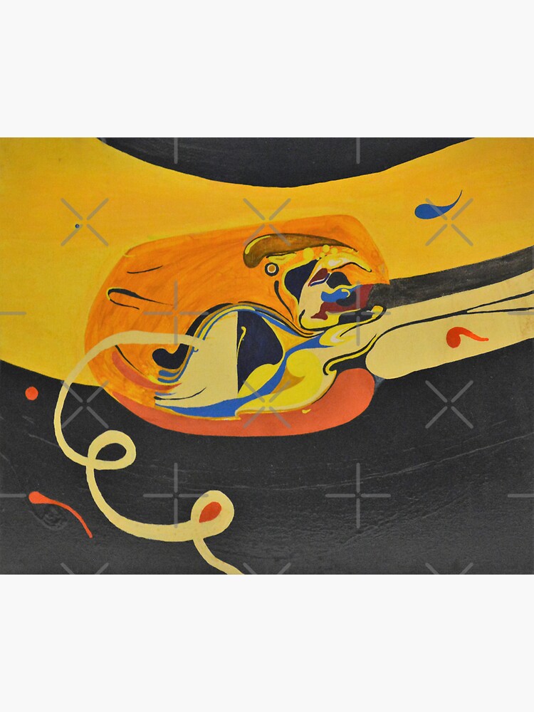 "Baby born abstract painting fetus surreal art scene" Sticker by D4li98 ...