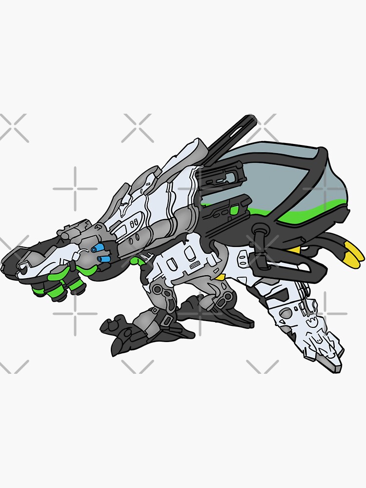 "Horizon Zero Dawn Bellowback" Sticker for Sale by maplefoot | Redbubble