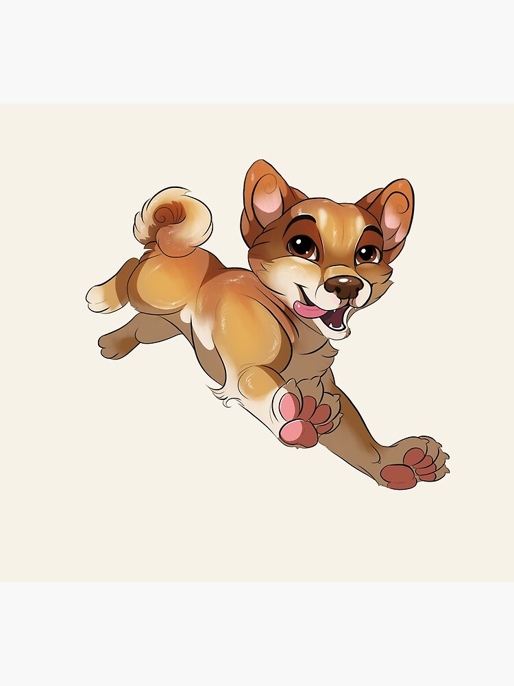 "Excited Shibe" Poster for Sale by LizzyDoodlez | Redbubble