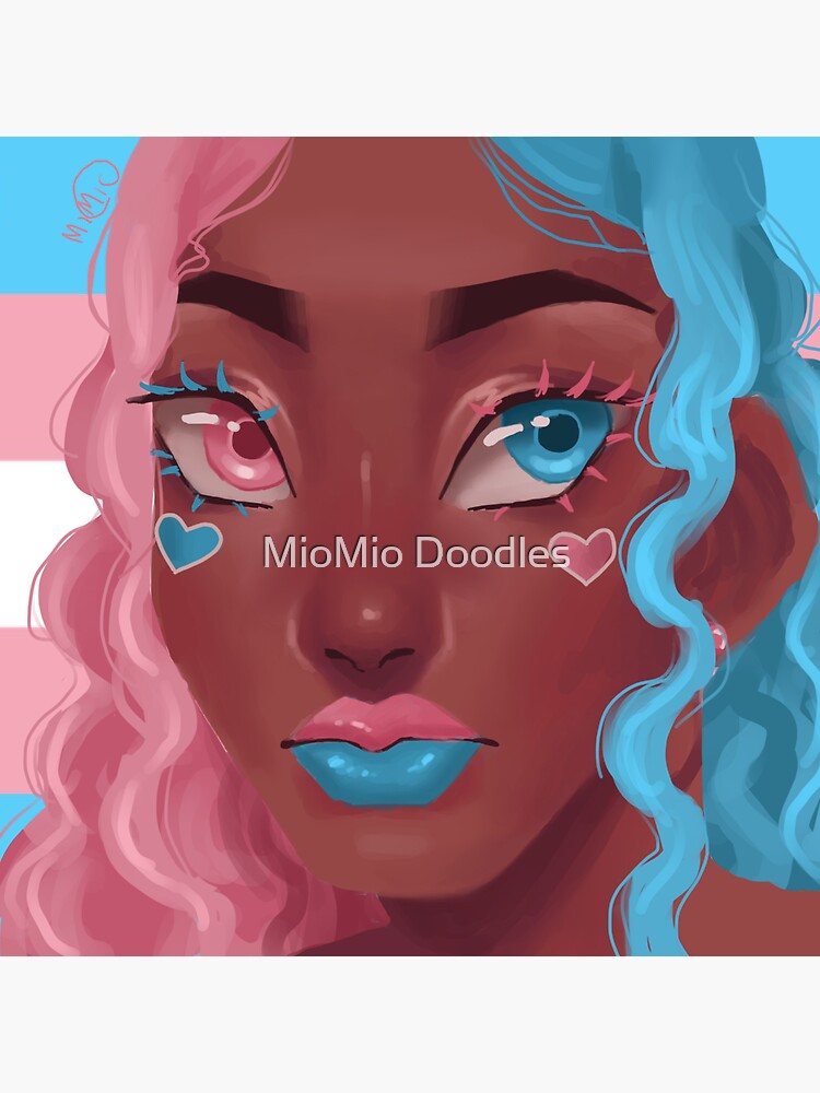 "Trans pride" Sticker for Sale by Miomio-doodles | Redbubble