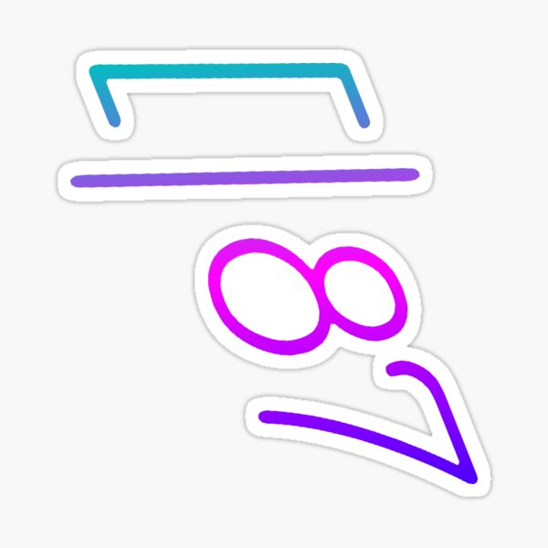 "Neon Plague Boi" Sticker by uwuno | Redbubble