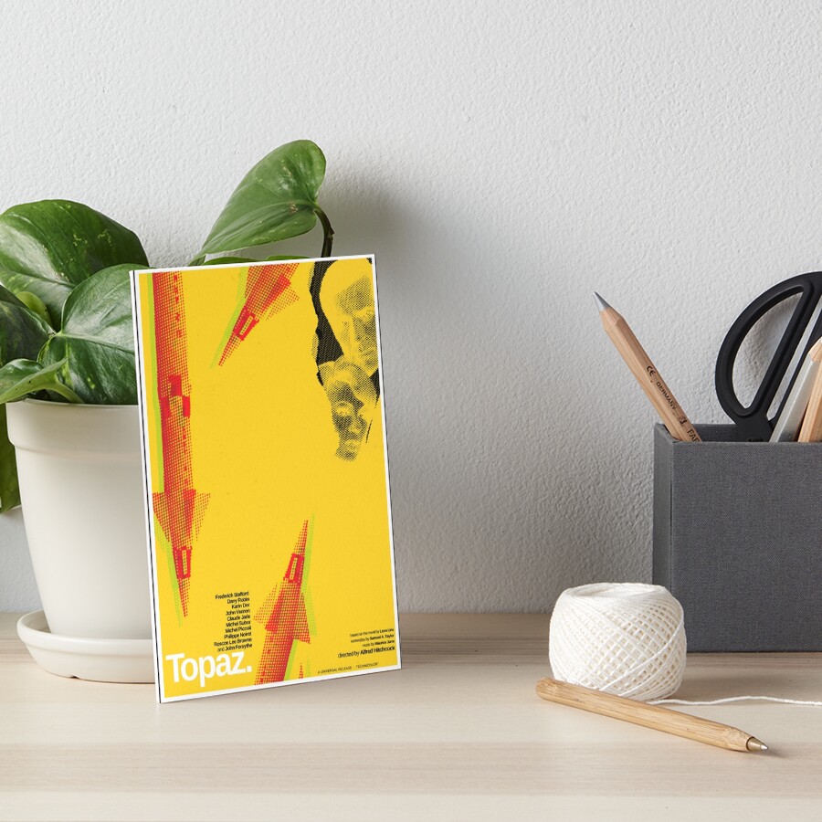 "Topaz (1969) - Movie poster design" Art Board Print by jackbooks ...