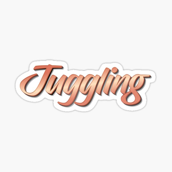 "Juggling Juggler" Sticker by ProjectX23 | Redbubble
