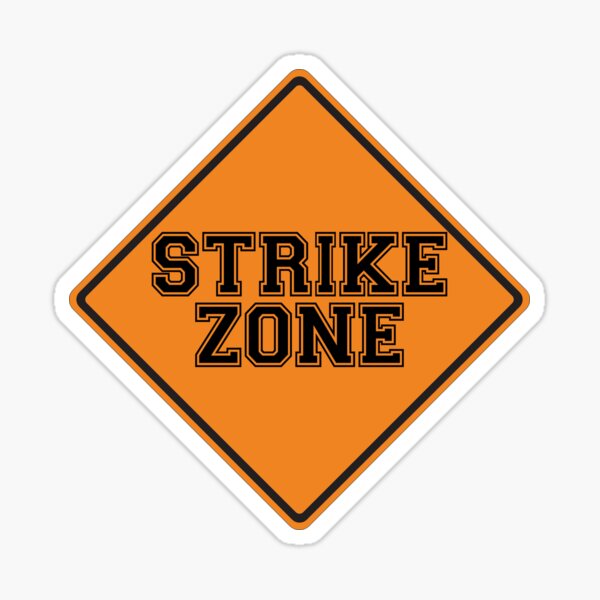 "Strike Zone" Sticker for Sale by ToniaKroeger | Redbubble