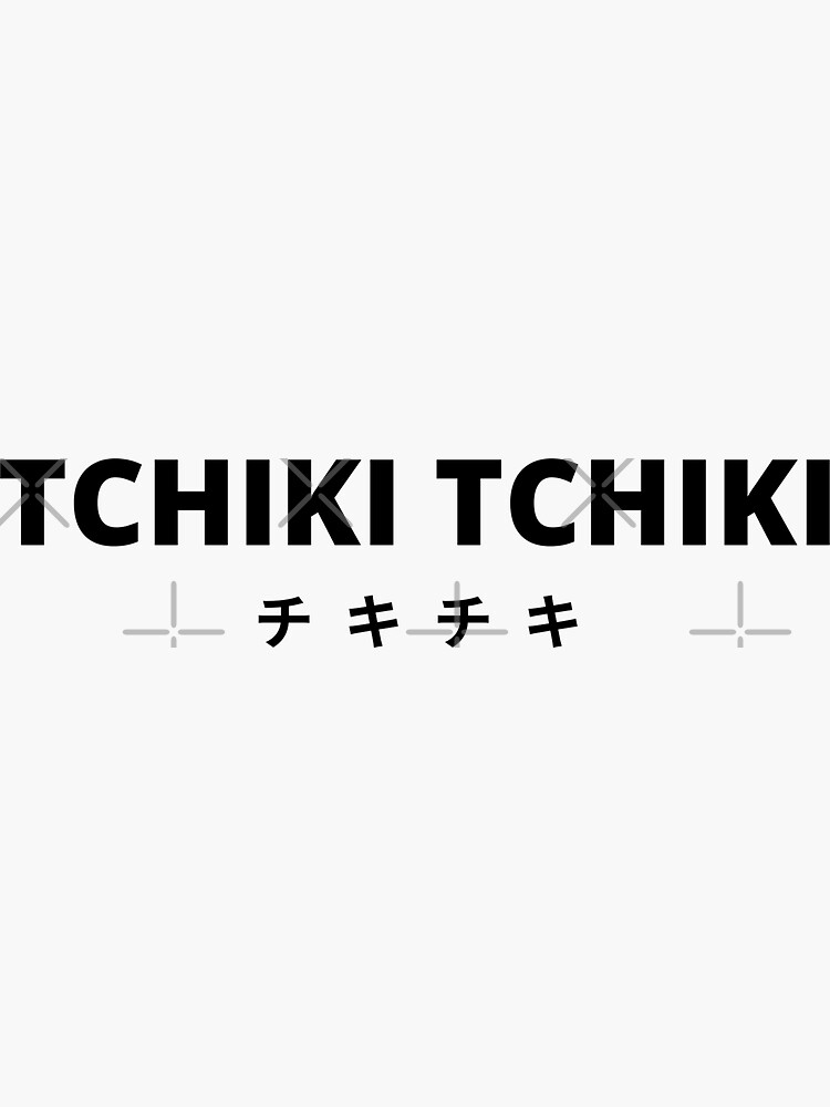 "Tchiki Tchiki - PNL" Sticker for Sale by Raft | Redbubble