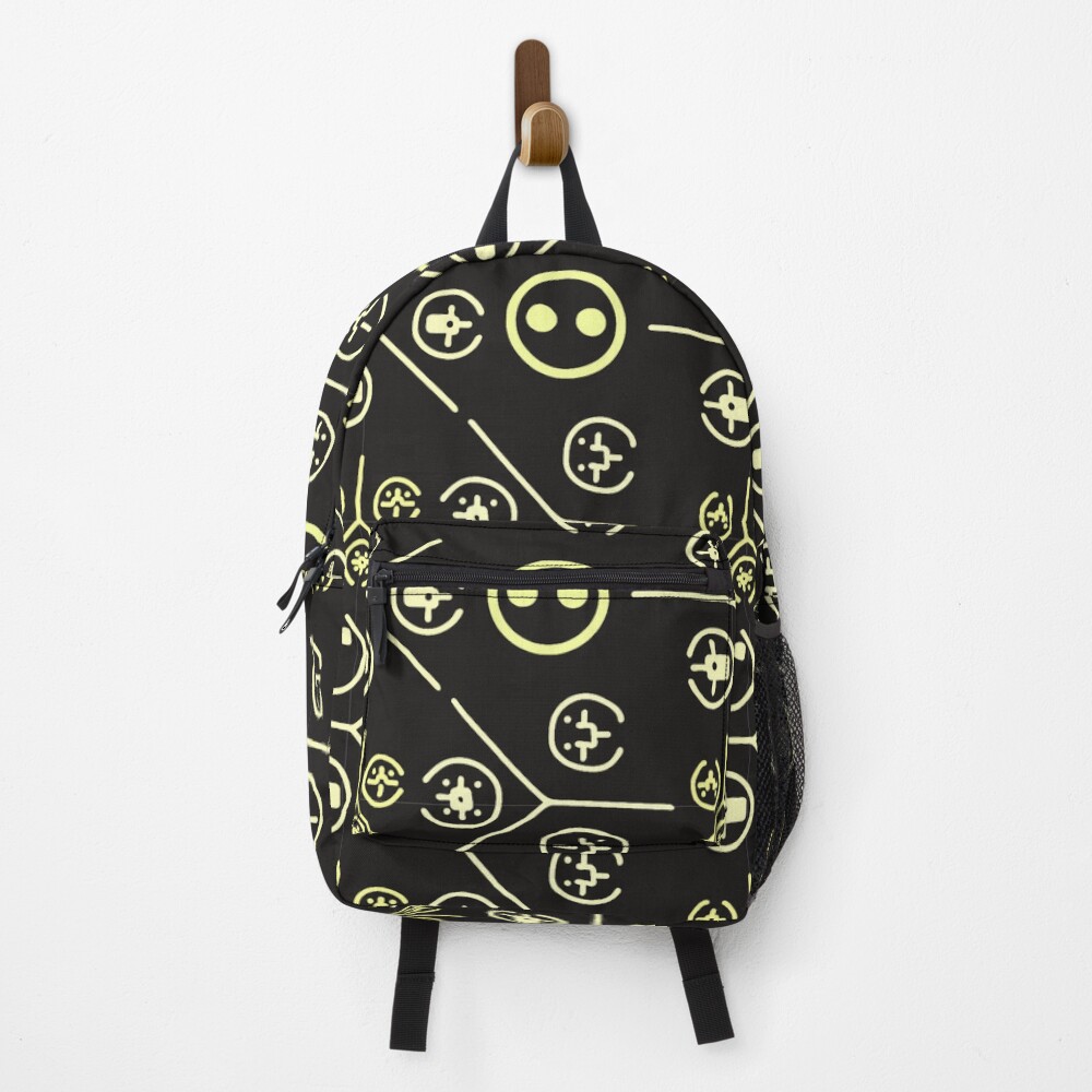 "Halo 3 ODST Yellow Wall Symbols with Superintendent" Backpack for Sale ...
