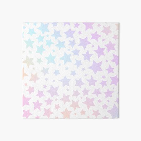 "Iridescent Rainbow Star Aesthetic Pattern " Art Board Print by ...