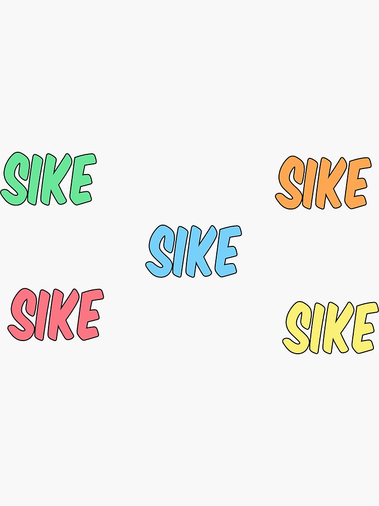 "PACK STICKERS "SIKE"" Sticker by carmenpalanca | Redbubble
