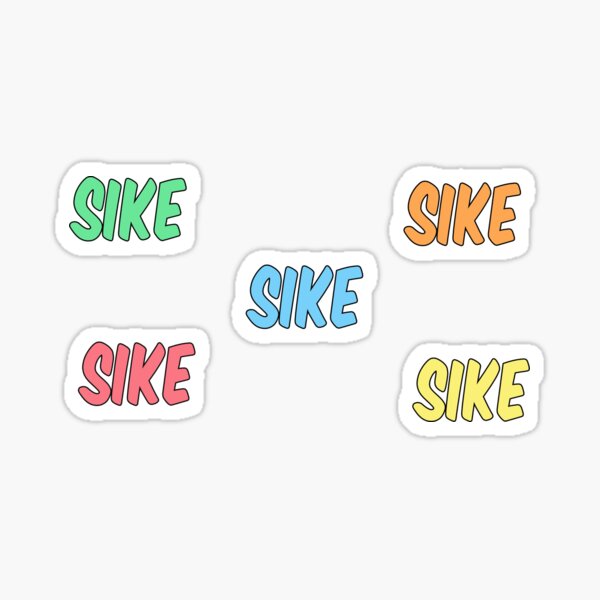 "PACK STICKERS "SIKE"" Sticker by carmenpalanca | Redbubble