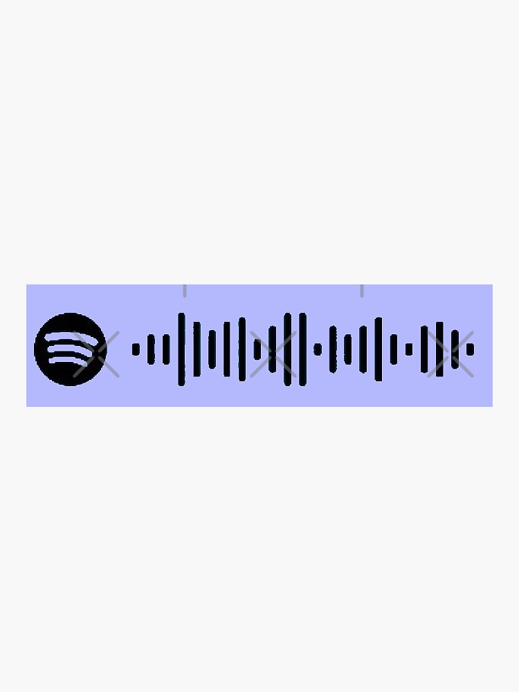 "falling spotify code" Sticker by oliviazigrand | Redbubble