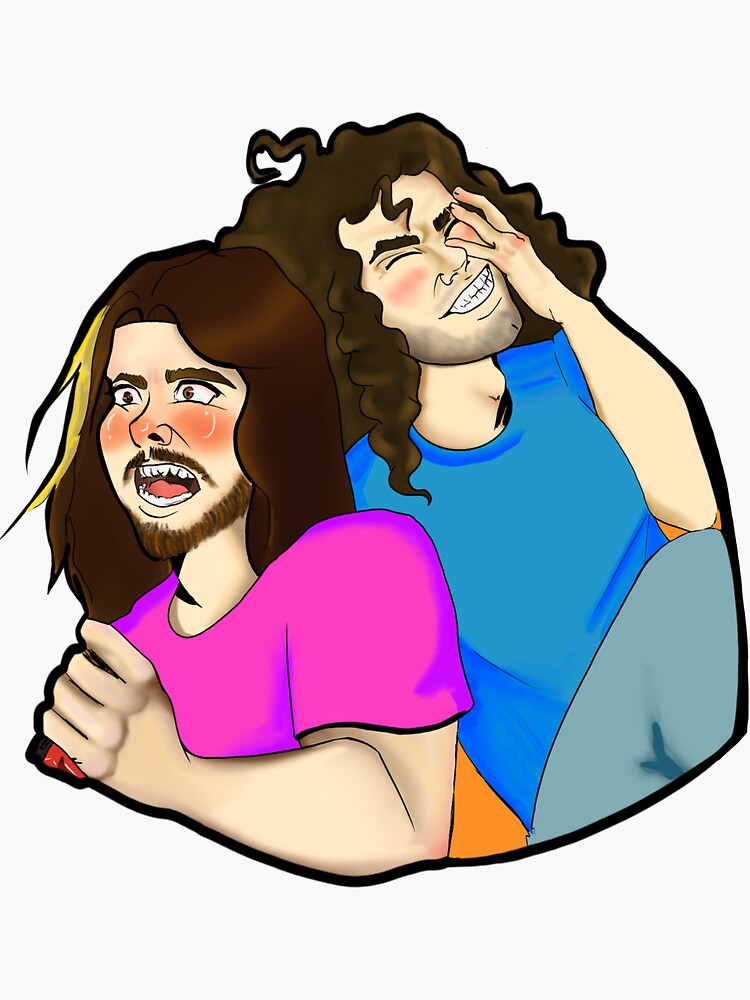 "Grumpy Friends Play" Sticker for Sale by ClckwrkCarousel | Redbubble