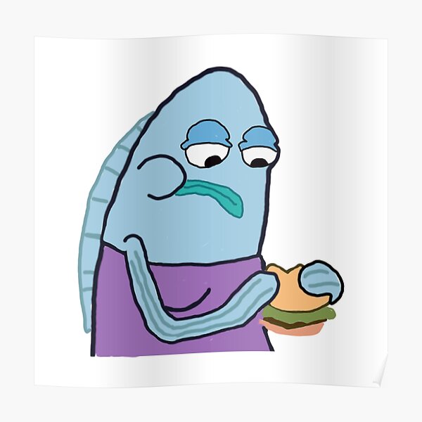 Spongebob Krabby Patty Posters | Redbubble