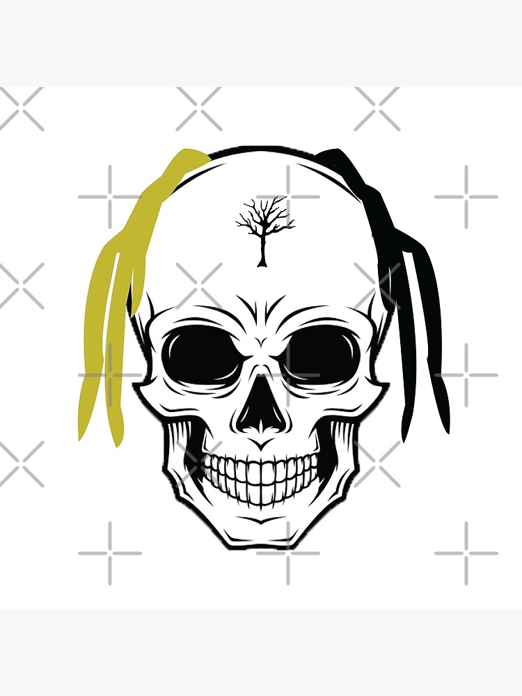 Xxxtentacion Skull Poster By Humbledesign Redbubble