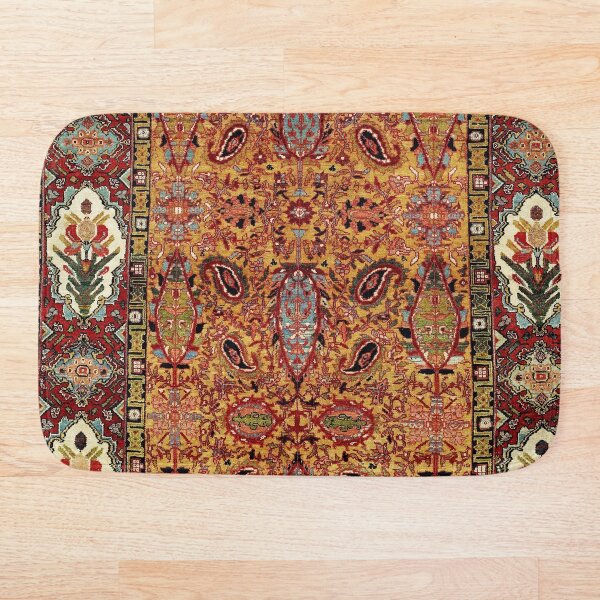 "Sehna Kurdish Northwest Persian Rug Print" Bath Mat for Sale by ...