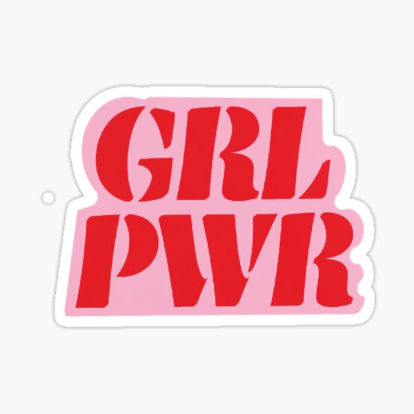 "Grl Power" Sticker by sydminarik | Redbubble