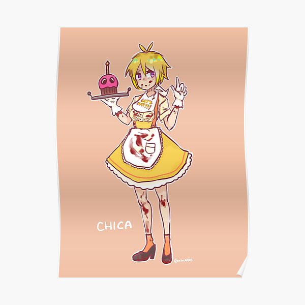 "FNAF - Chica" Poster by SaiNeko08 | Redbubble