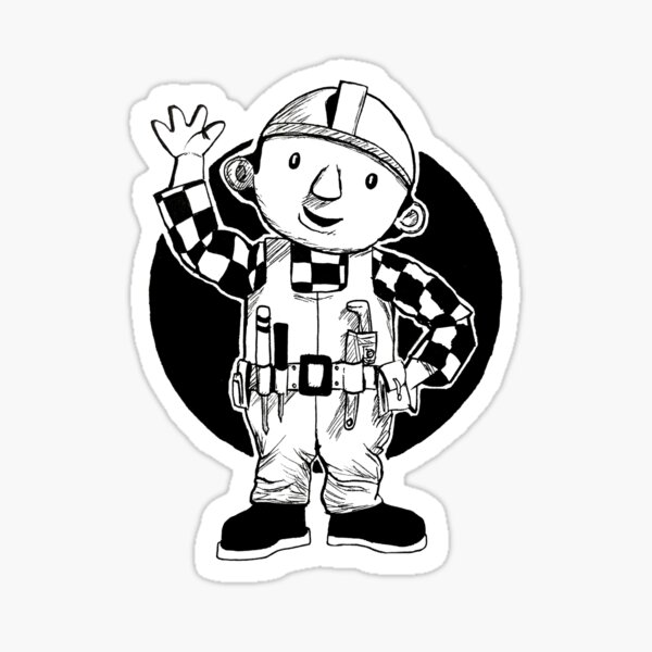 "Bob the Builder" Sticker by ucherwiktoria | Redbubble