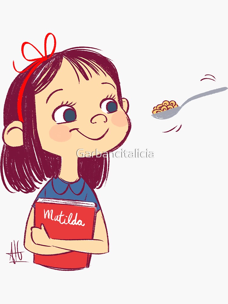 "Matilda" Sticker by Garbancitalicia | Redbubble