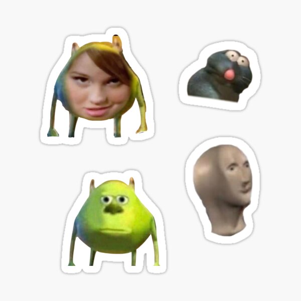 "meme sticker pack" Sticker for Sale by PascalesStuff | Redbubble