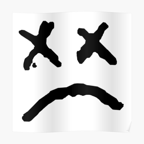 "Sad face" Poster for Sale by libraryart | Redbubble