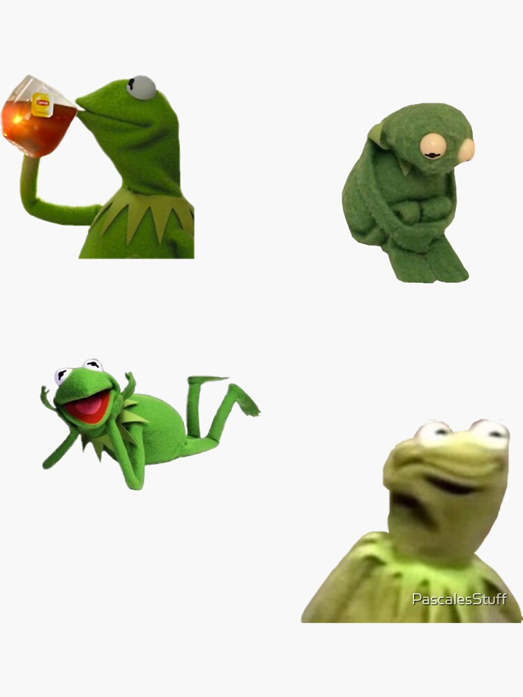 "kermit sticker pack" Sticker for Sale by PascalesStuff | Redbubble