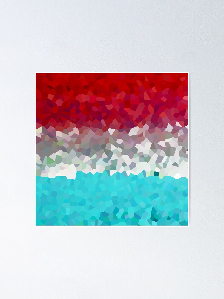 "Red White and Blue " Poster for Sale by Jrw-Design | Redbubble