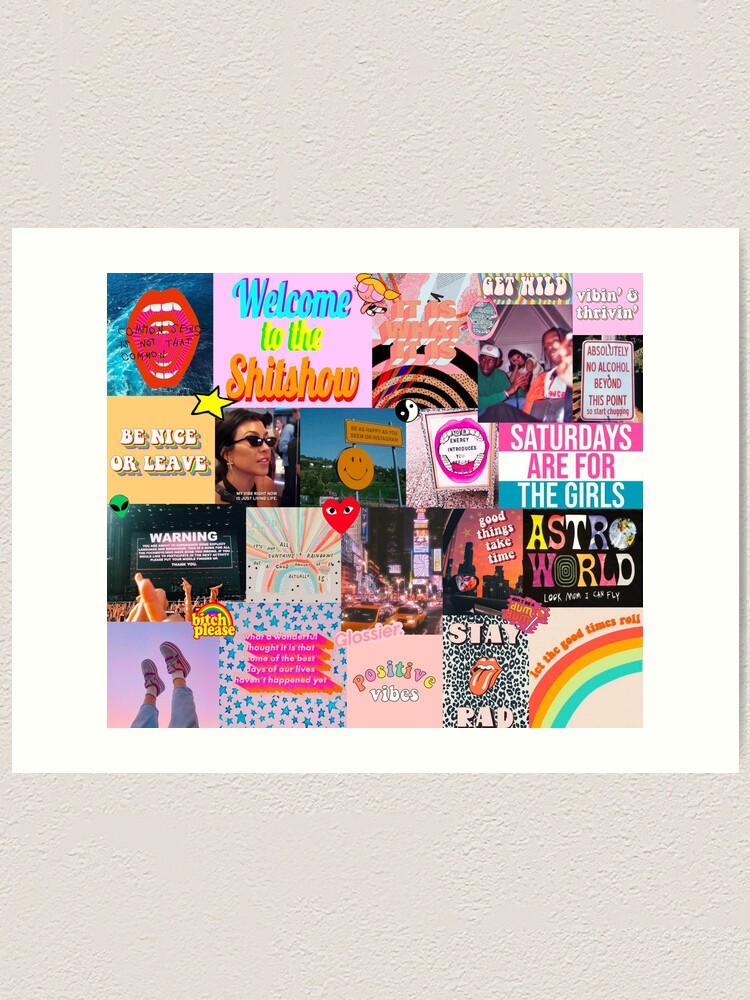 "VSCO Collage" Art Print for Sale by somebodyelse | Redbubble