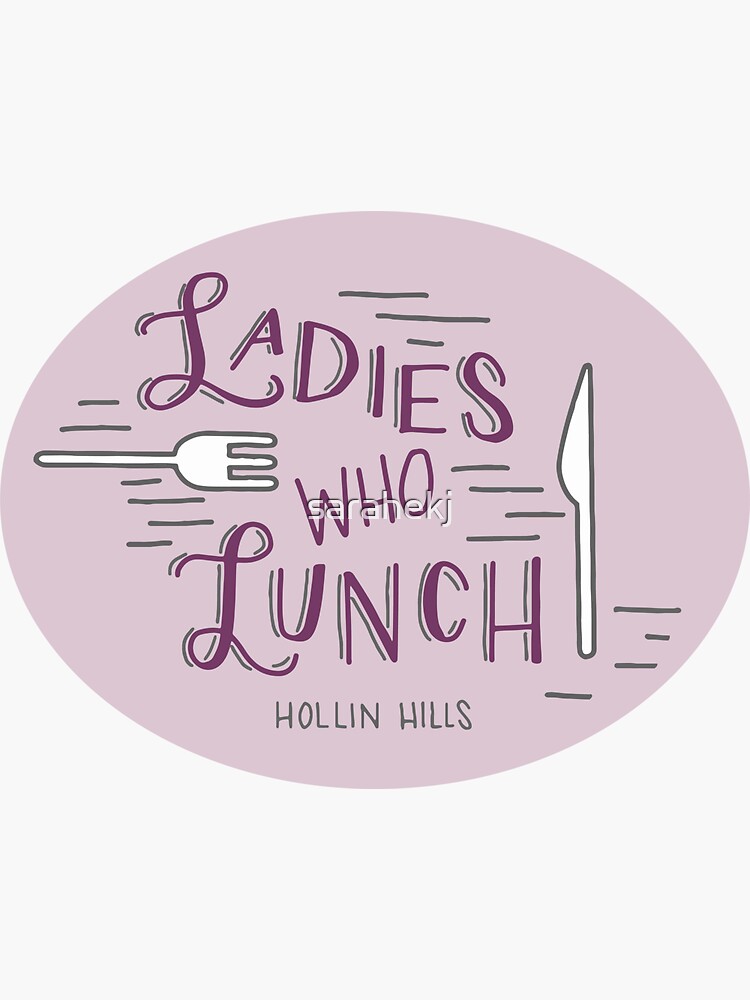 "Ladies who lunch" Sticker for Sale by sarahekj | Redbubble