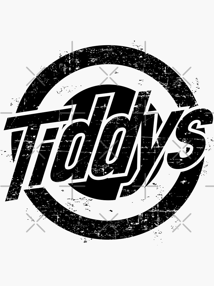 "Tiddys Retro" Sticker for Sale by TheFlying6 | Redbubble