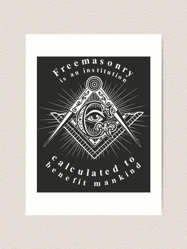 "Freemason Logo Masonic Lodge 2B1 Ask1 Square & Compass Mason Symbol ...