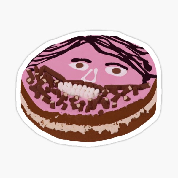 "Wilty - Would I Lie to You - David Mitchell Cake" Sticker for Sale by ...