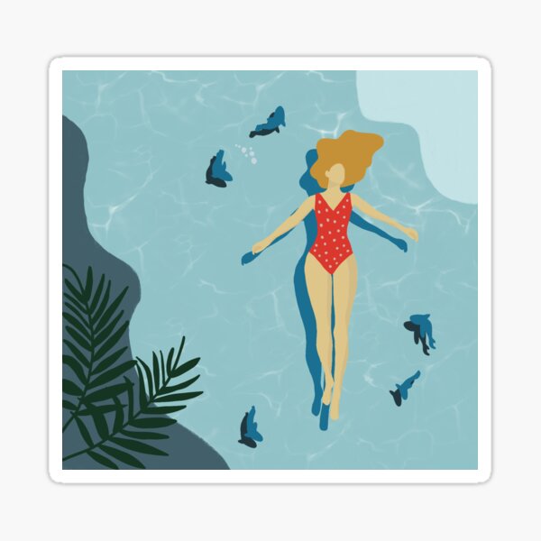 "Floating" Sticker by sophiakemp8 | Redbubble
