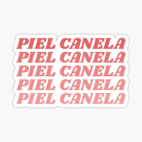 "Piel Canela, Spanish Phrase, Latina Power" Sticker by Carvi-designs ...