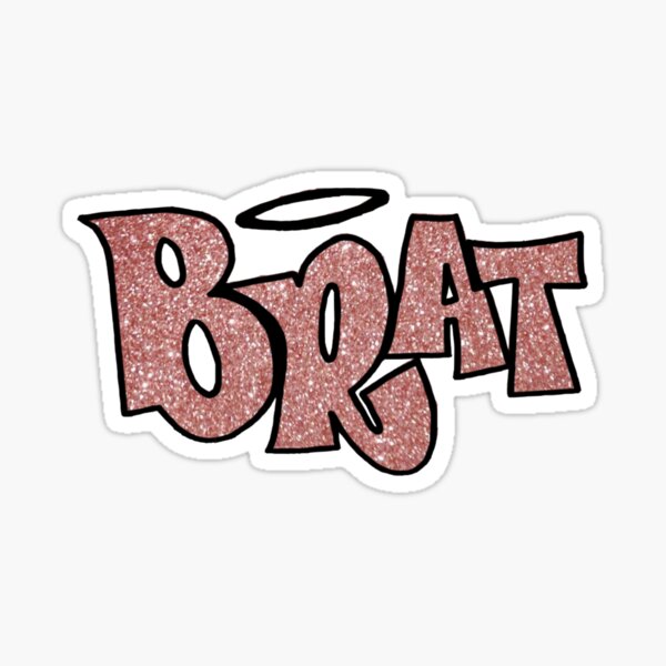 "Brat (Bratz) Glitter" Sticker for Sale by bellamarie803 | Redbubble
