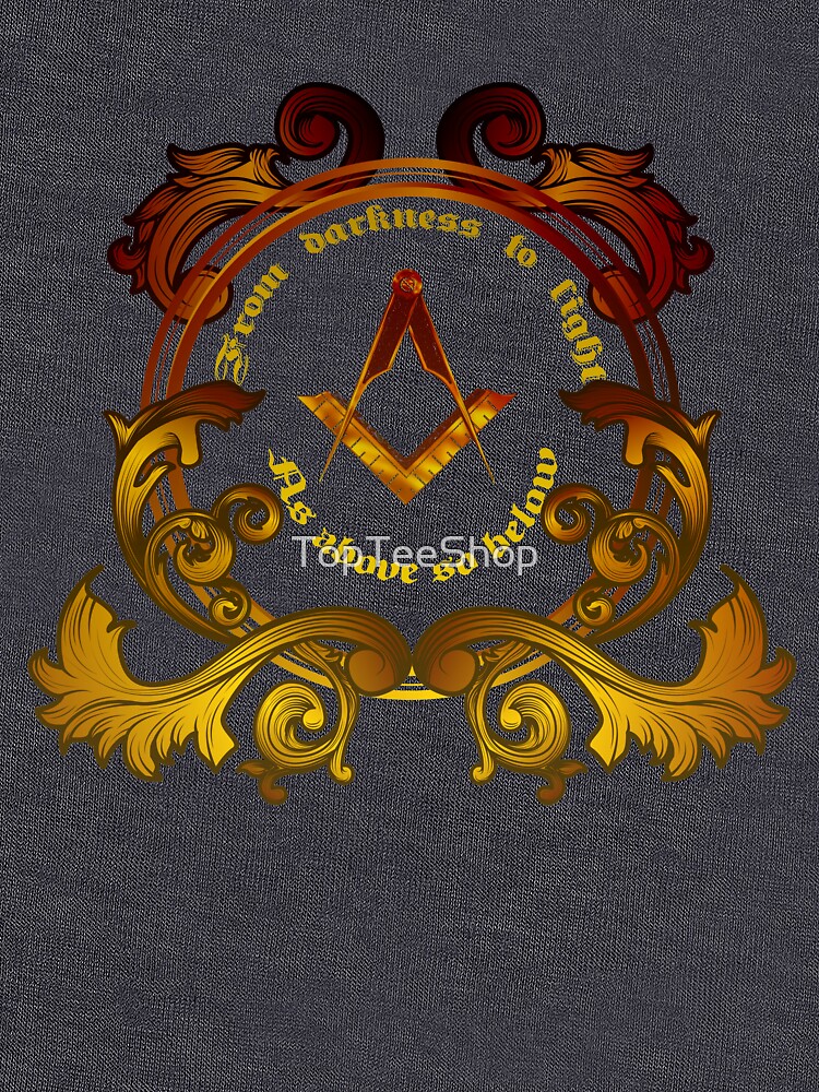 "Freemason Logo Masonic Lodge 2B1Ask1 Square & Compass Mason Symbol ...