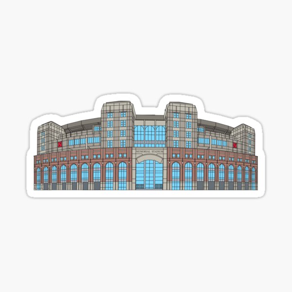 "Memorial Stadium" Sticker for Sale by Jmakesart | Redbubble