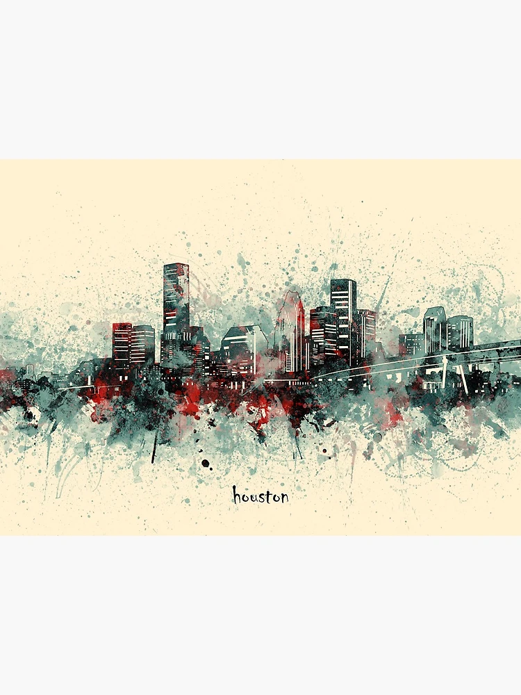 Houston Skyline Art Related
