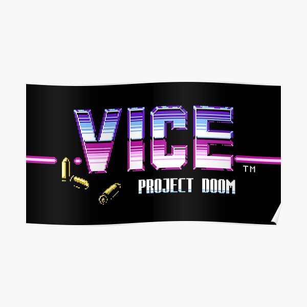 Póster «Classic Vice Project Doom nes» de Tark-Abelard | Redbubble