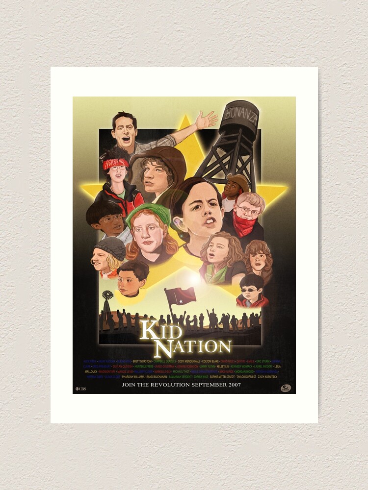 "KID NATION " Art Print for Sale by JulieGreiner | Redbubble