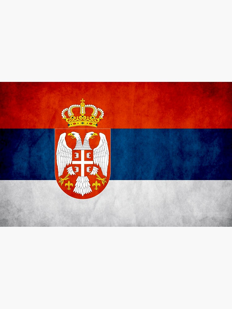 "serbian flag" Sticker by jocaex | Redbubble