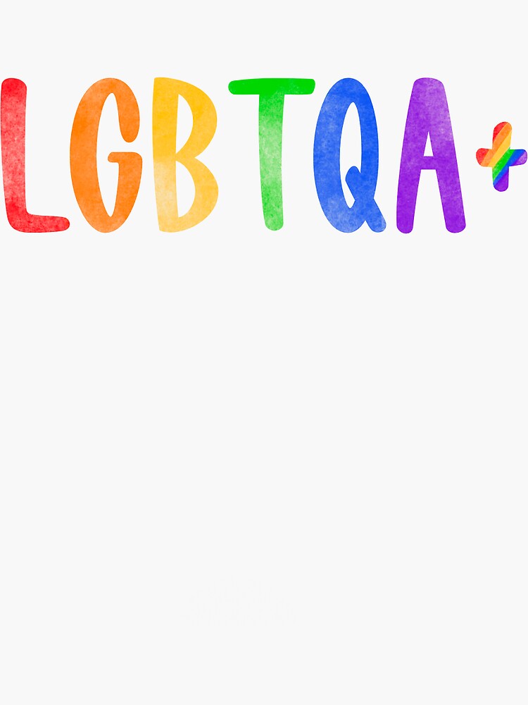 "LGBTQA+ PRIDE" Sticker by hollyV | Redbubble