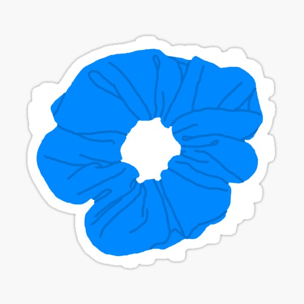 "scrunchie sticker" Sticker for Sale by mateaaa | Redbubble