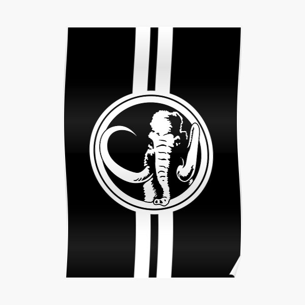 "Mastodon Dinozord Coin" Poster for Sale by Ravensclaw3 | Redbubble