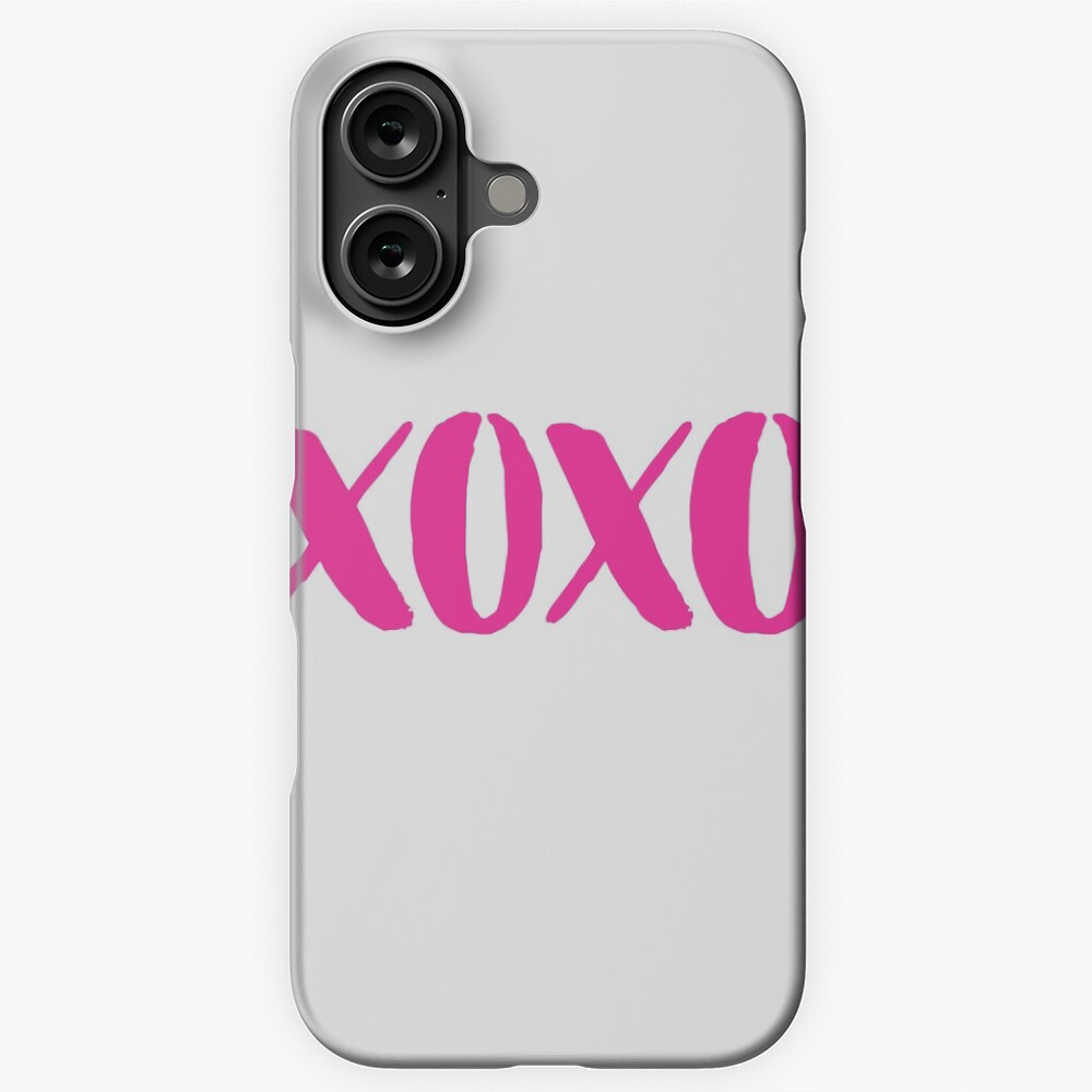 "xoxo pink sticker" Sticker for Sale by madebyamanda | Redbubble