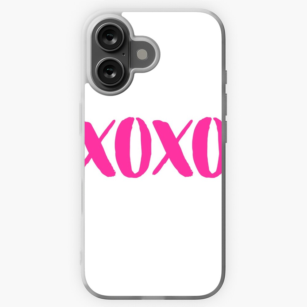 "xoxo pink sticker" Sticker for Sale by madebyamanda | Redbubble