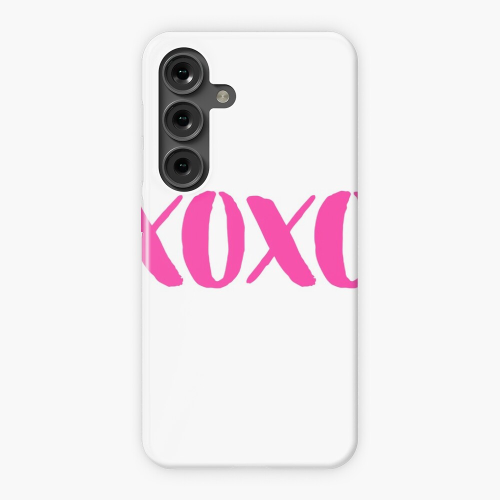 "xoxo pink sticker" Sticker for Sale by madebyamanda | Redbubble