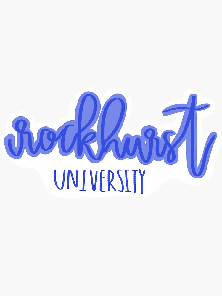 "Rockhurst University " Sticker for Sale by haleyraf | Redbubble
